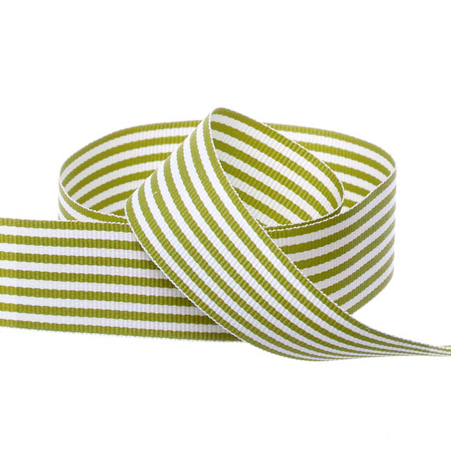 Grosgrain Fine Stripes Ribbon - Moss Green – The Grace Collection Australia